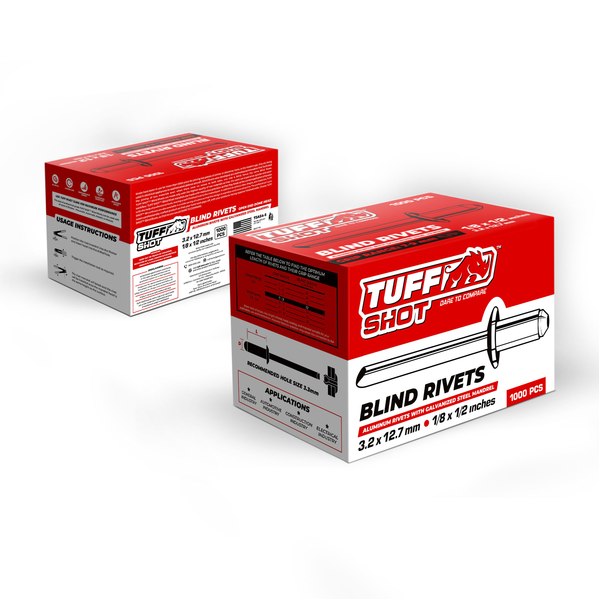 Rivets India | Manufacturer of Blind Rivets & Fasteners | TUFF